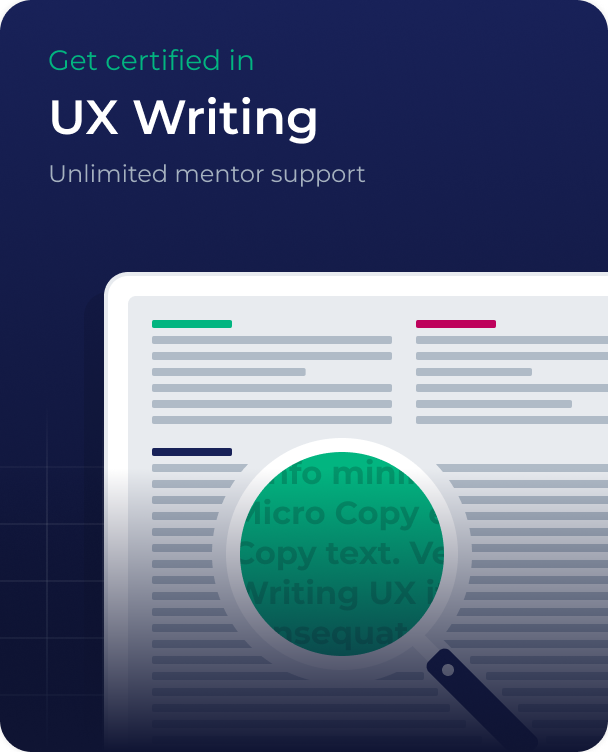 UX Design Course 100% Online with Mentor and Certification